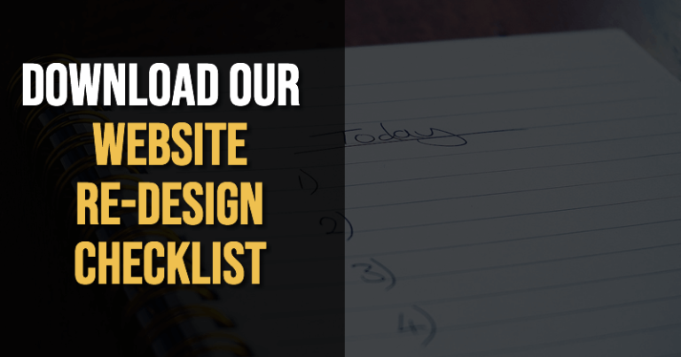A Comprehensive website re-design checklist for your business